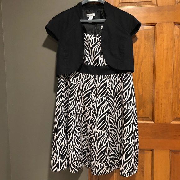 Jessica London | Dresses | Jessica London Zebra Print Dress With Jacket ...